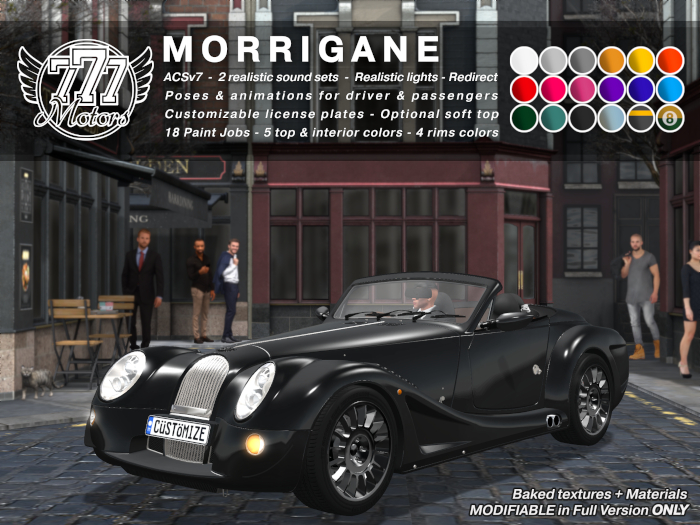 Second Life Marketplace - [777] MORRIGANE (Add)